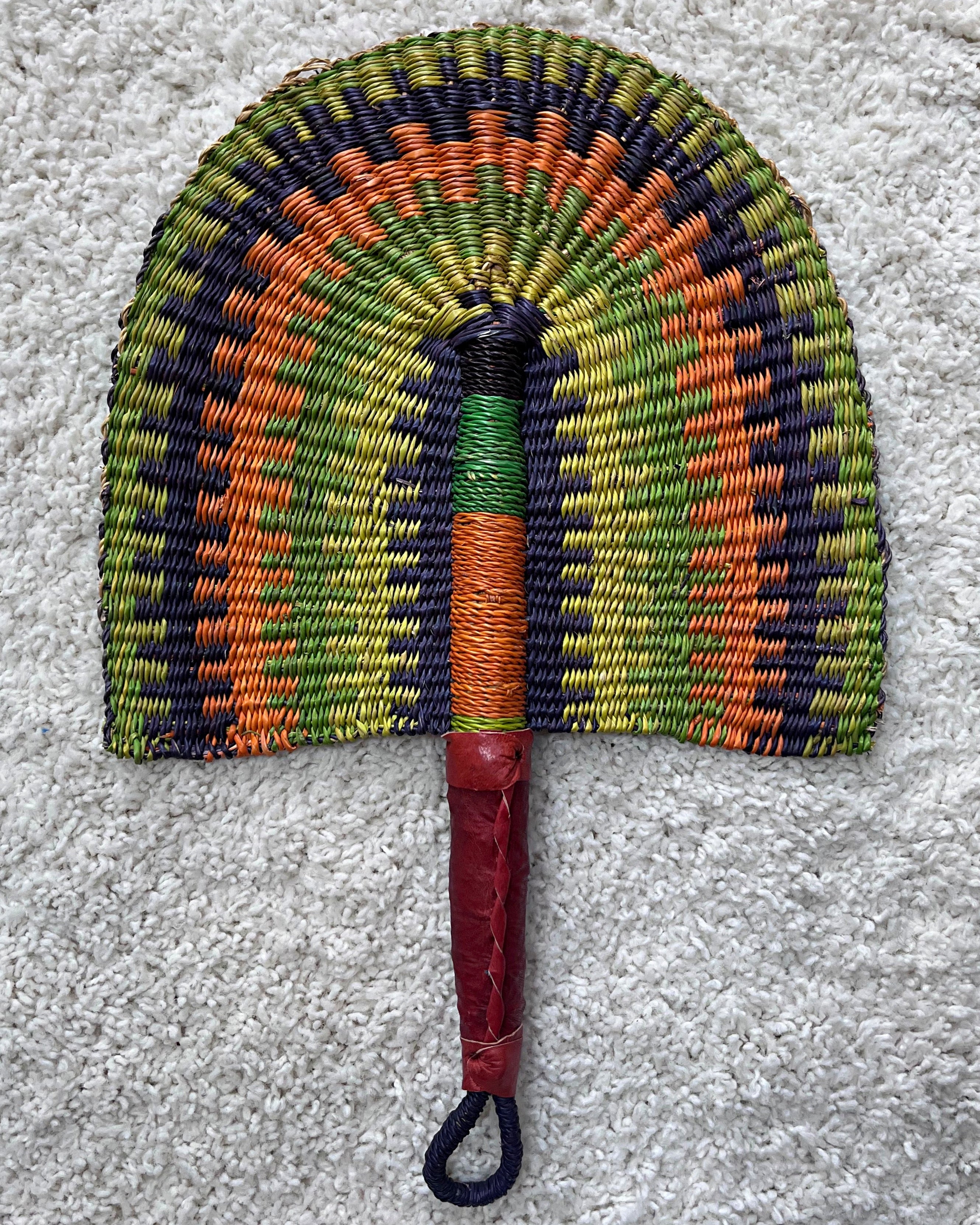 Burkina Faso Woven Hand Fan | Afrilege