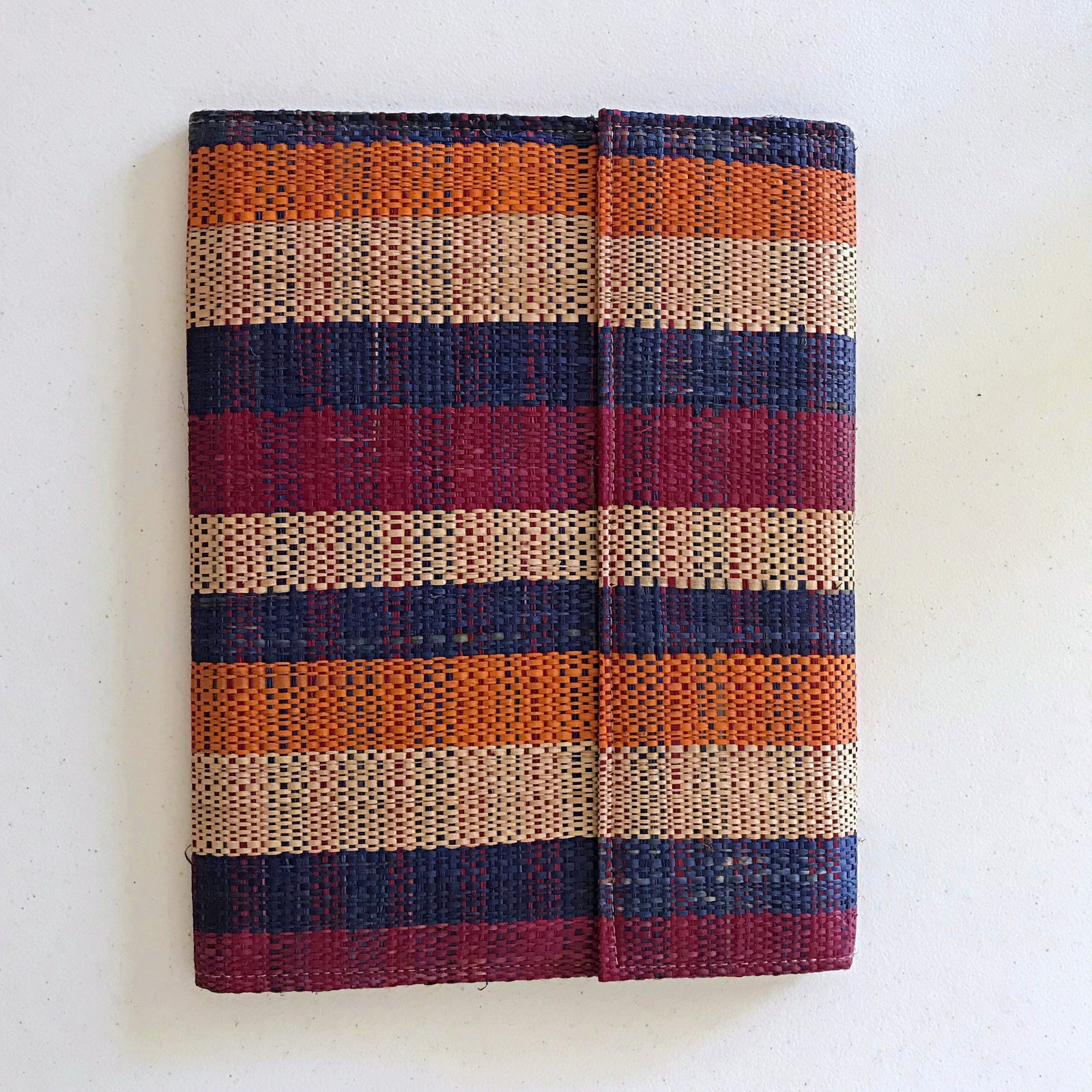 African Handmade Document Holder with Press Buttons Closure (Design ...