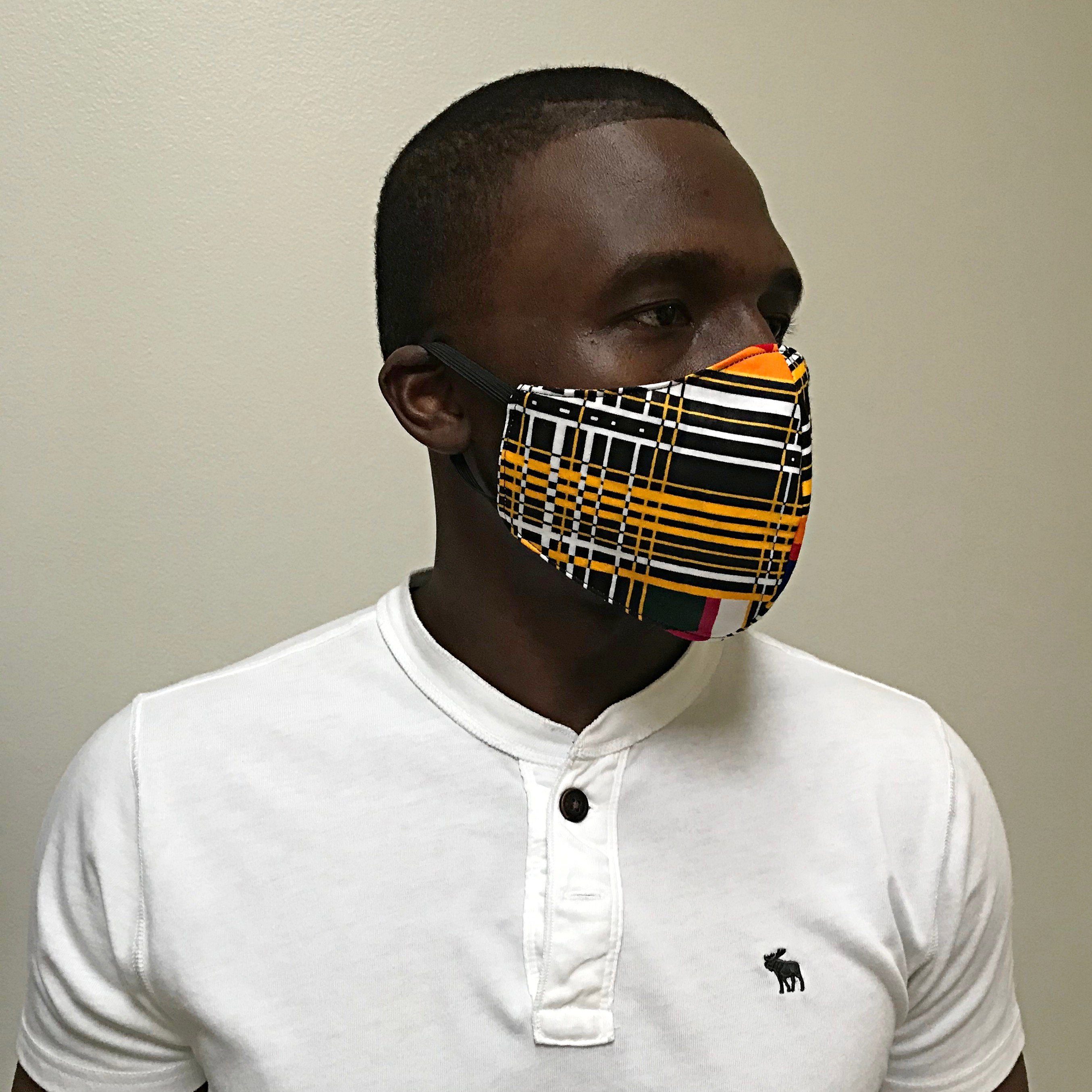 Zarah African Print Face Masks for Adults | Afrilege