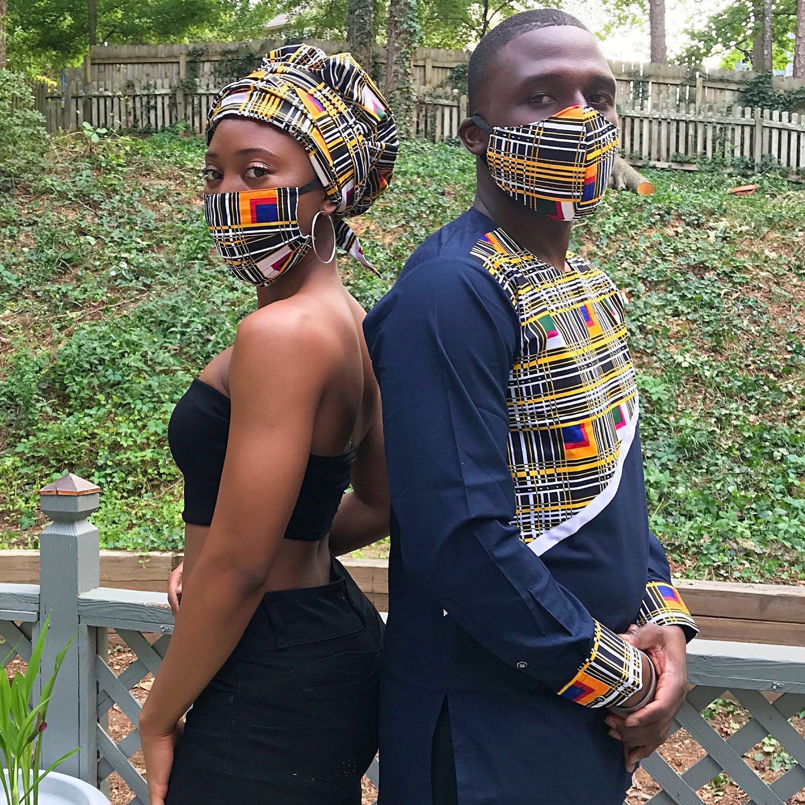 Zarah African Print Face Masks for Adults | Afrilege