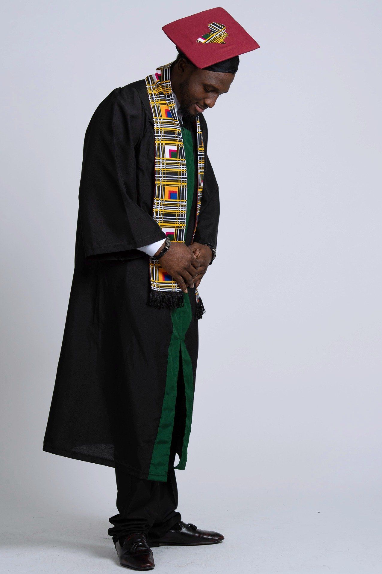 Africa Kente Graduation Cap Covers / Africa Custom Class Year ...