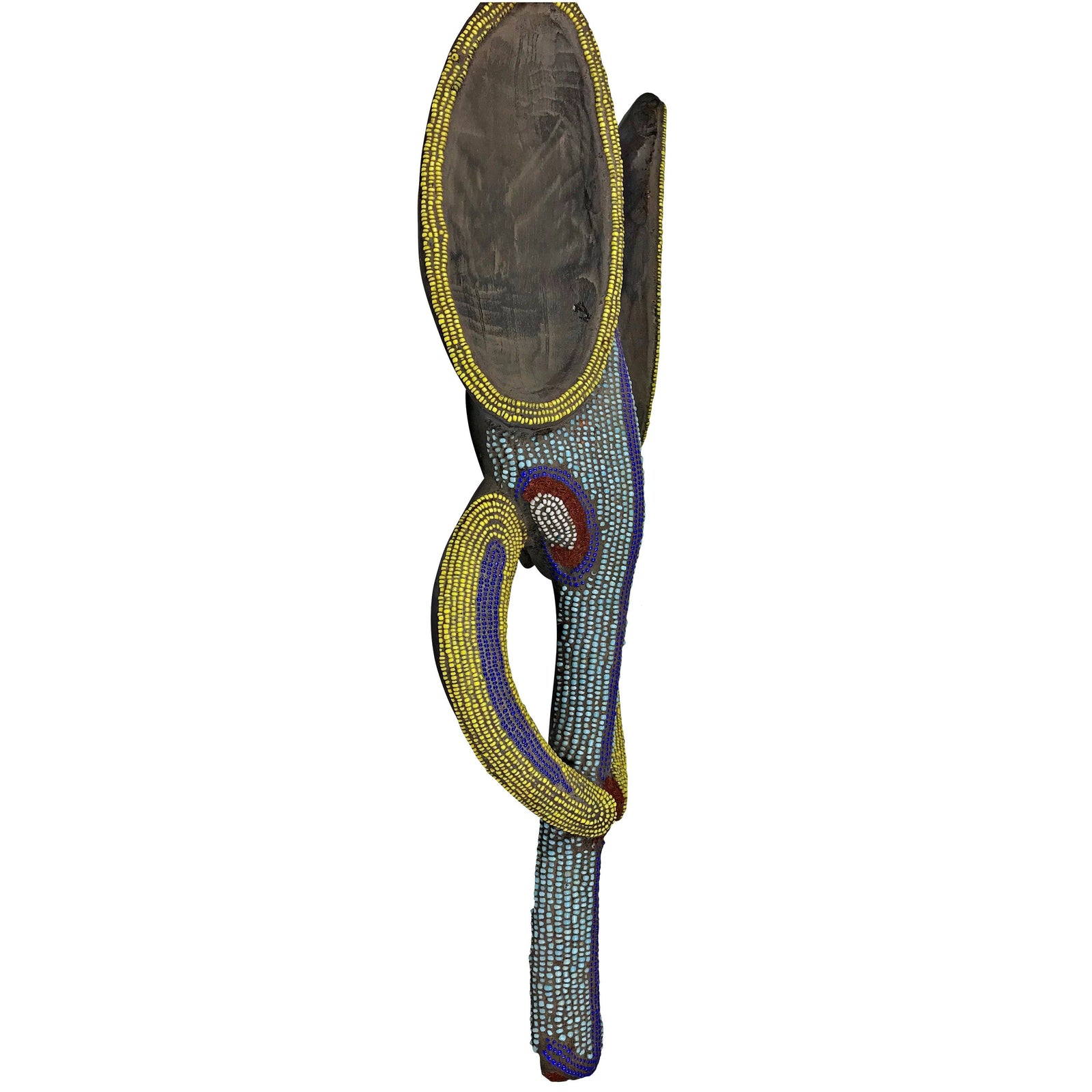 Babanki African Elephant Beads Mask - Cameroon | Afrilege