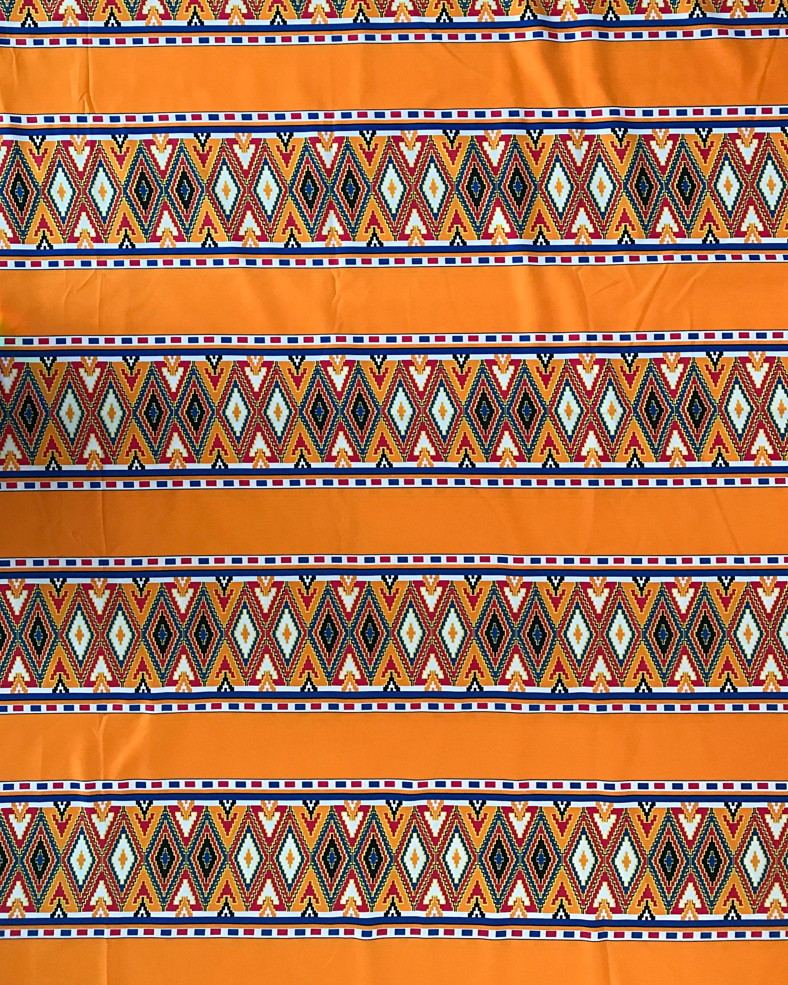 Satin Silk Kente African print fabric | Afrilege