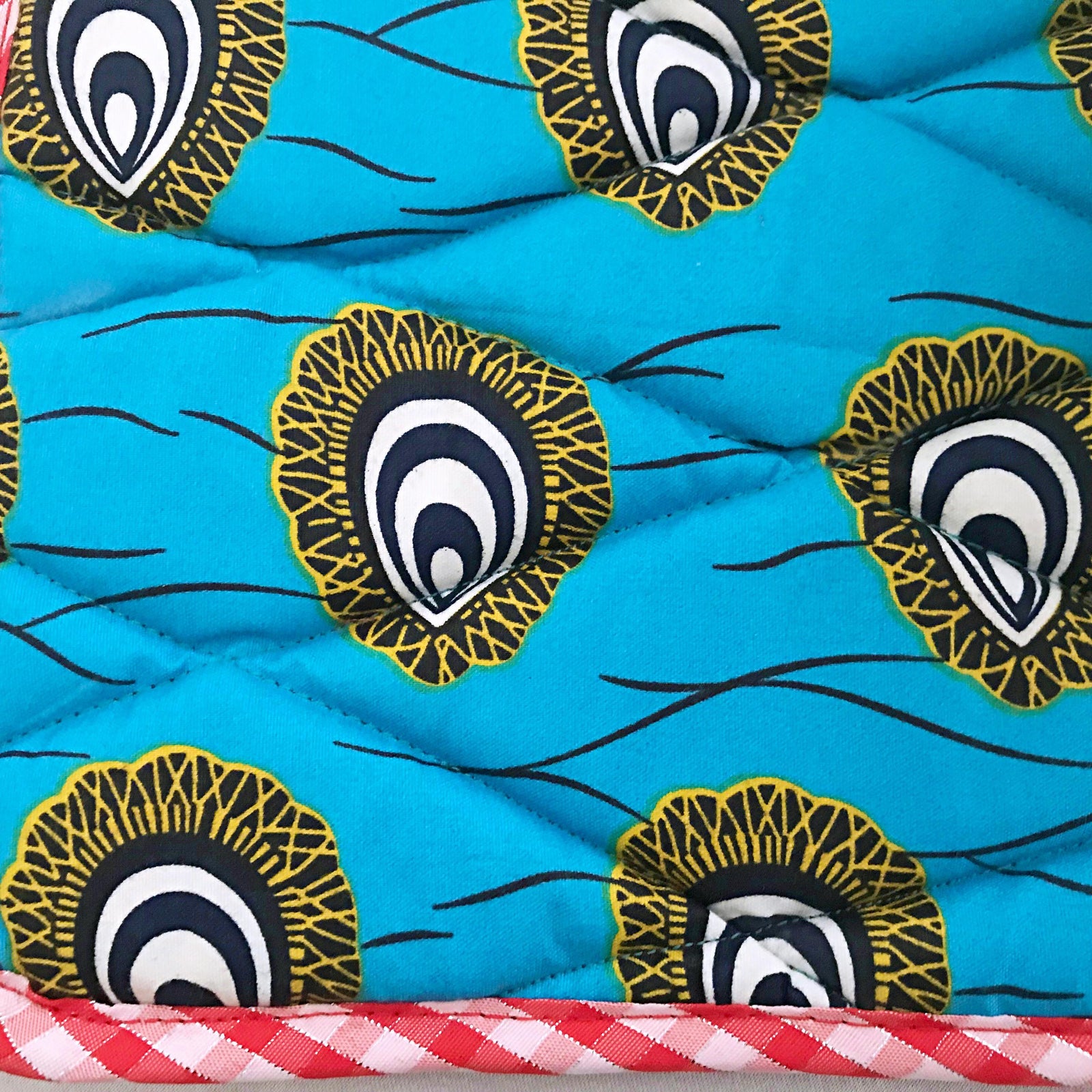 Reversible African Print Dining Placemats / Ankara Table Mats (Green ...