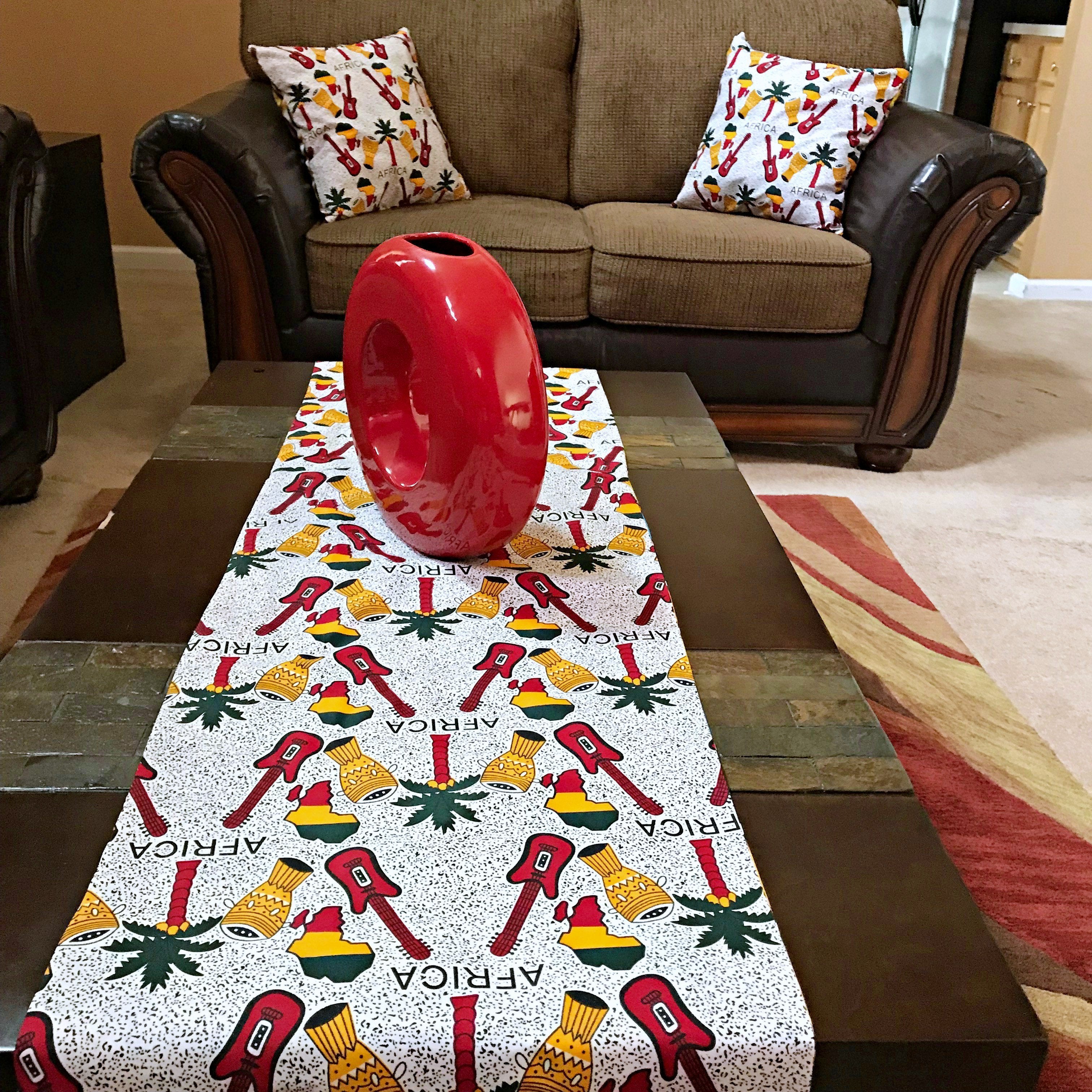 Jamai African Print Table Runners | Afrilege