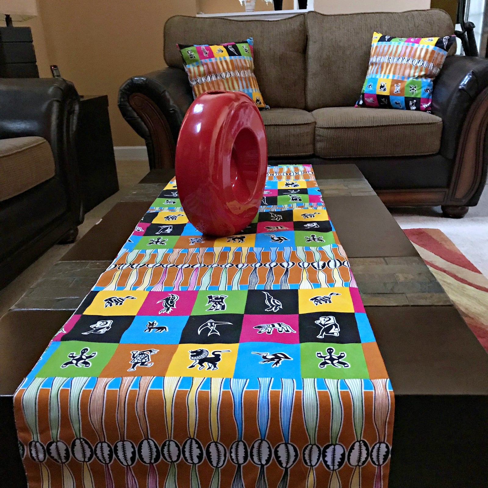Lulu African Print Table Runners | Afrilege